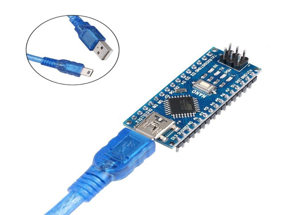 Cable USB a Mini USB Compatible con Arduino Nano