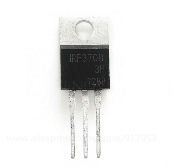 Transistor MOSFET IRF3708 | Alta eficiencia y baja resistencia